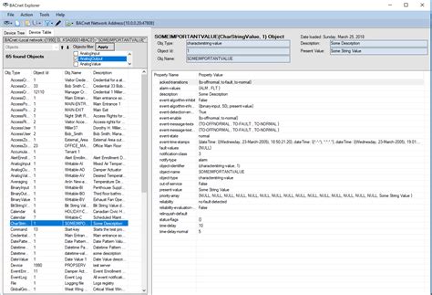 Cimetrics Bacnet Explorer