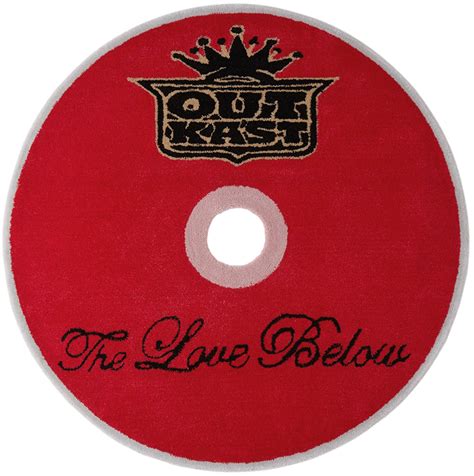 Curves By Sean Brown Ssense Exclusive Red The Love Below Cd Rug