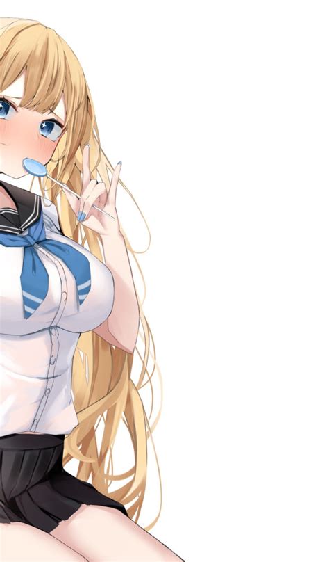 Download Wallpaper Sexy Anime Boobs Pretty Skirt Uniform School Girl Section Seinen In