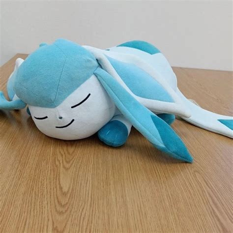 Pokemon Sleeping Glaceon Plush Pokemon Store