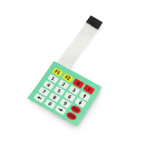 membrane 4x5 keypad 20 keys self adhesive botland robotic shop
