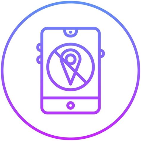 Premium Vector Location Disable Vector Icon Illustration Of Mobile Ui