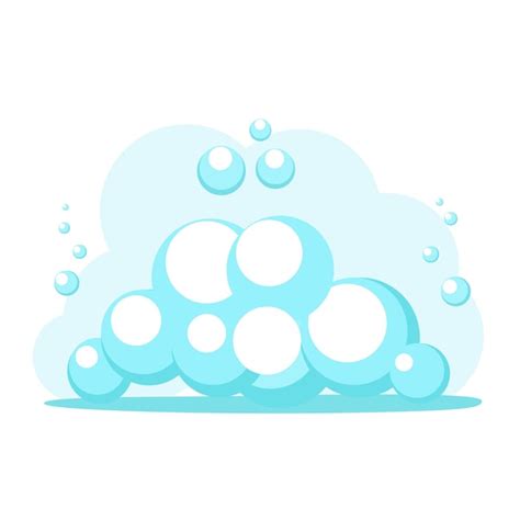 Premium Vector Foam Water Bubbles Vector For Wash Element Isolate