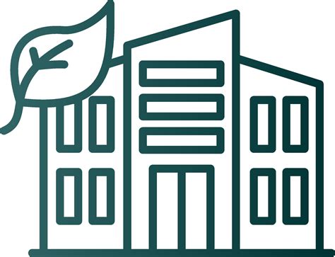 Sustainable Architecture Line Gradient Icon 43748399 Vector Art At Vecteezy
