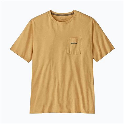 Koszulka Męska Patagonia Boardshort Logo Pocket Responsibili Beeswax
