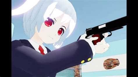 【touhou Mmd】铃二·瞄准动作展示 Youtube