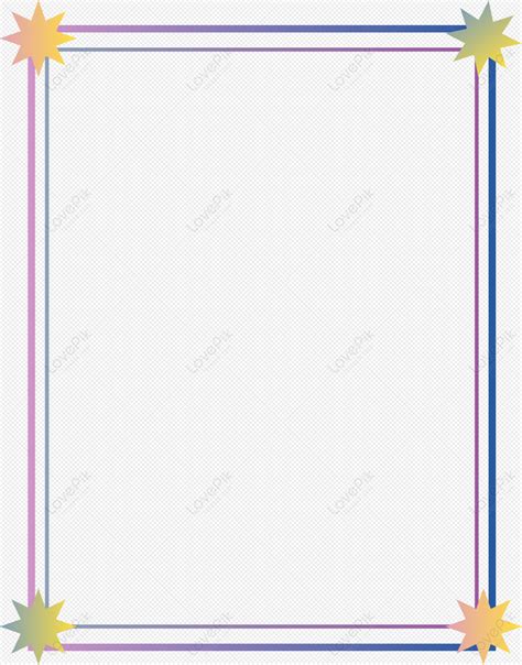 Simple Border Element Simple Border Gradient Simple Png Image And