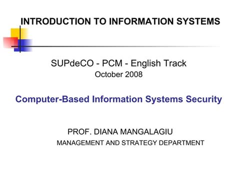 Class4 Security Ppt