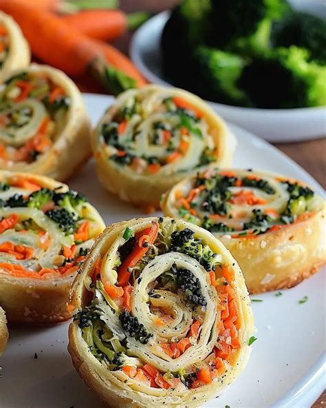 Vegan Veggie Pinwheels