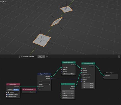 How Do I Copy Rotation Constraints For Instances Using Geometry Nodes Particles And Physics