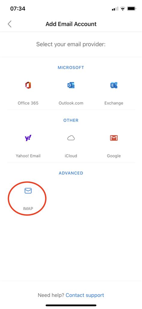 Apple Iphone Outlook Email Configuration Post Technologies Documentation