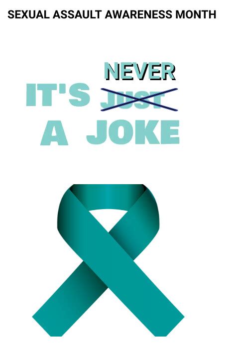 Sexual Assaults Awareness Template Postermywall