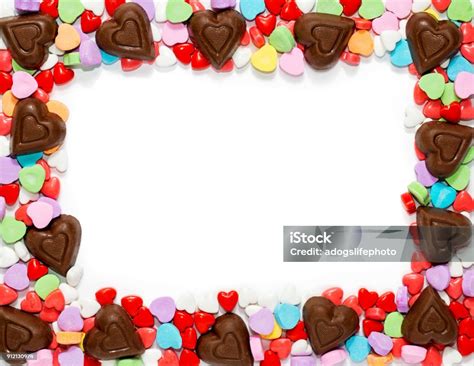 Valentine Candy Border Clip Art