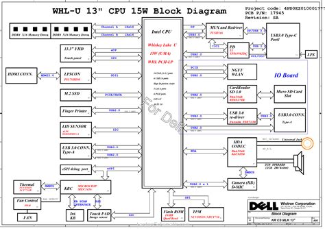 Dell Inspiron 7380 7580 Schematic And Boardview 17945 Laptop Schematic