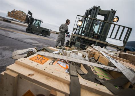 Air Ops Airmen Deliver Ammo For Transport