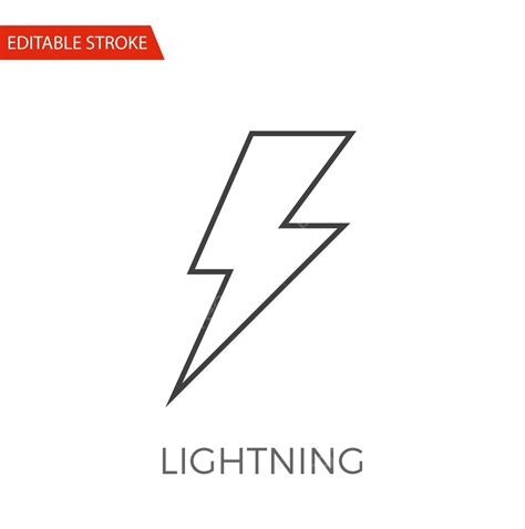 Lightning Vector Icon Energy Graphic Design Vector Energy Graphic