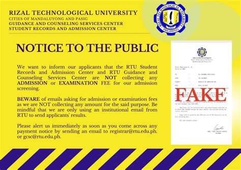 Announcement Rizal Technological University Announcement Rizal Technological University