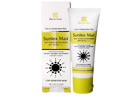 Sunlex Max Sunblock Spf 50 Sensitive Skin Buy Now At Dermapk
