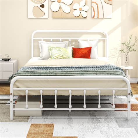 Heavy Duty Metal Bed Frame Queen King Size Bed China Metal Bed Frame
