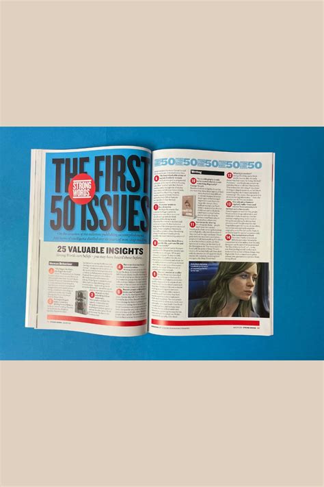 Strong Words Issue 50 Buy Online At Pics And Ink Pics And Ink