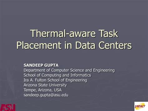 Ppt Thermal Aware Task Placement In Data Centers Powerpoint Presentation Id5436930