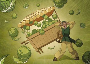 Cabbage Man Poster Picture Metal Print Paint By Avatar The Last