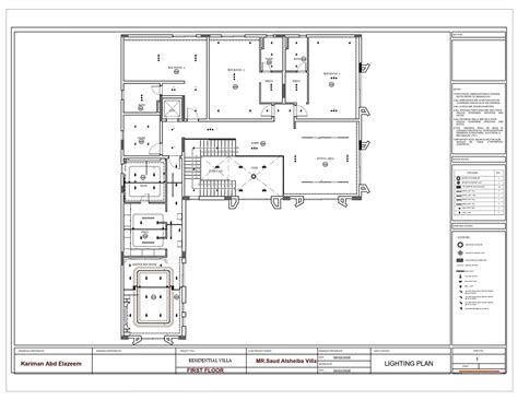The Art Of Lighting Plan In Shop Drawings Behance