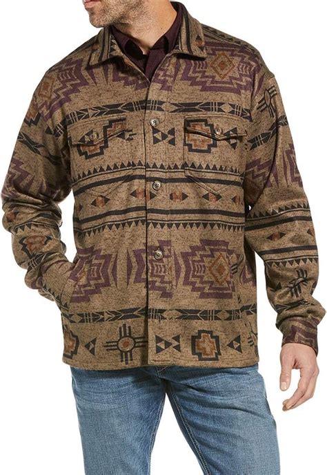 Ariat Apparel Mens Retro Aztec Fleece Sweater Mx Ropa