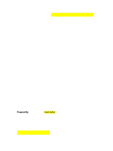 Emergency Protocol Template Pdf Emergency Oil Spill