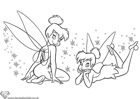 Tinkerbell And Friends Coloring Page Coloring Nation