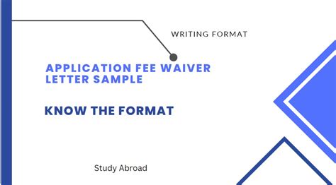 How To Request For Application Fee Waiver For International Students