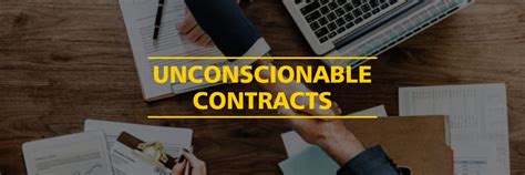 What Do We Mean By Unconscionable Contracts
