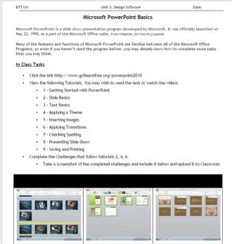Microsoft PowerPoint Assignments Agetha S Work