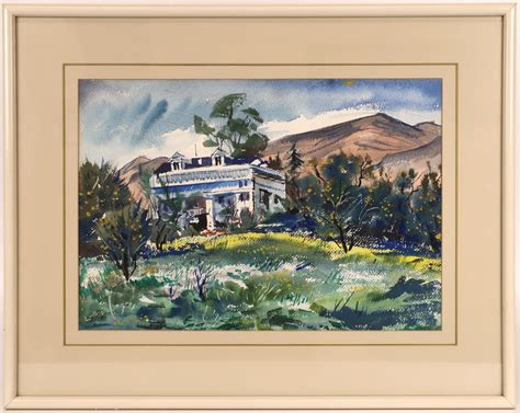Martin Mondrus Sierra Madre Watercolor Pair By Martin Mondras Mutualart