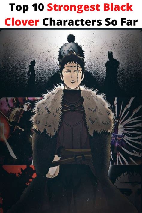 Strongest Black Clover Characters Printable Word Searches