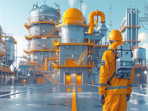 Workplace Safety Conception Engineering Objects On Workplace With Partners Interacting Team