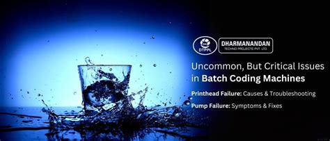 Inkjet Batch Coding Machines Troubleshooting Guide