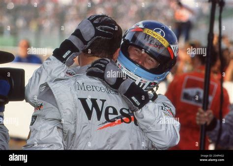 Motorsports Formula One Racing Drivers Mika Hakkinen And David