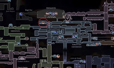 Deepnest Complete Map Hollow Knight