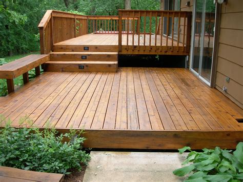 Wood Deck Ideas For Backyard At Raymond Terrell Blog