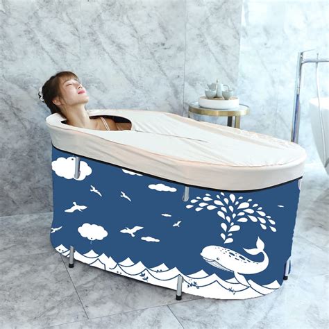 Bdl Foldable Bathtub Portable Soaking Bath Tubeco