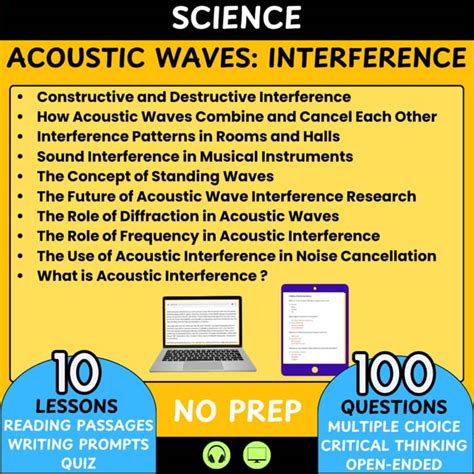 Acoustic Waves And Interference Musical Instruments Diffraction Tpt