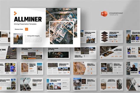 Mining Industry Powerpoint Template Graphic By Fluffdesignstudio