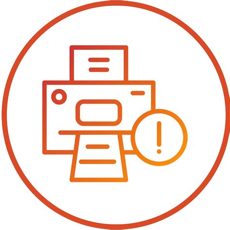 Premium Vector Vector Design Printer Error Icon Style