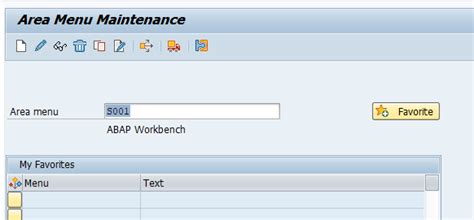 sap menu