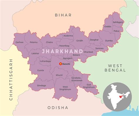 Jharkhand State Map Vectors And Illustrations For Free Download Freepik