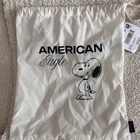 Limited Edition White American Eagle Snoopy Depop