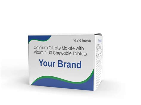 Calcium Citrate Malate With Vitamin D3 Chewable Tablet At ₹ 140box In