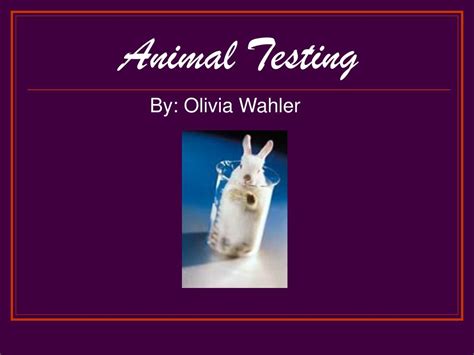 Ppt Animal Testing Powerpoint Presentation Free Download Id4581660