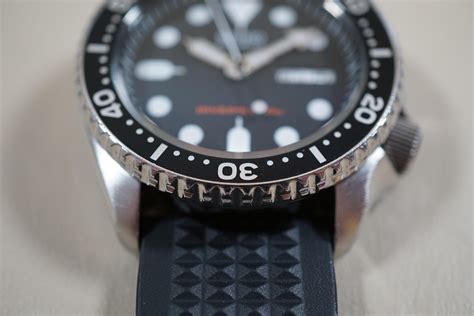 Wts Seiko Skx007 7s26 Black Dial Divers Uncle Seiko Band Automatic
